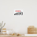 Evolution. Stop Following Me Poster | Zazzle