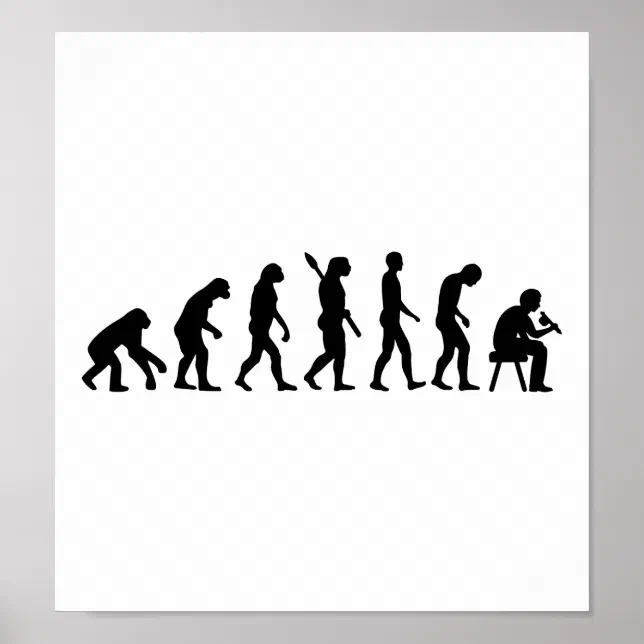 Evolution Tattoo artist Poster | Zazzle