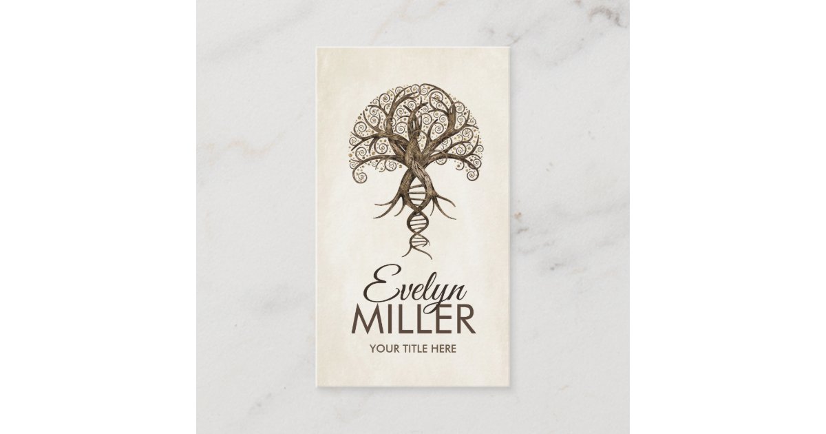 Evolution Tree of Life Business Card | Zazzle