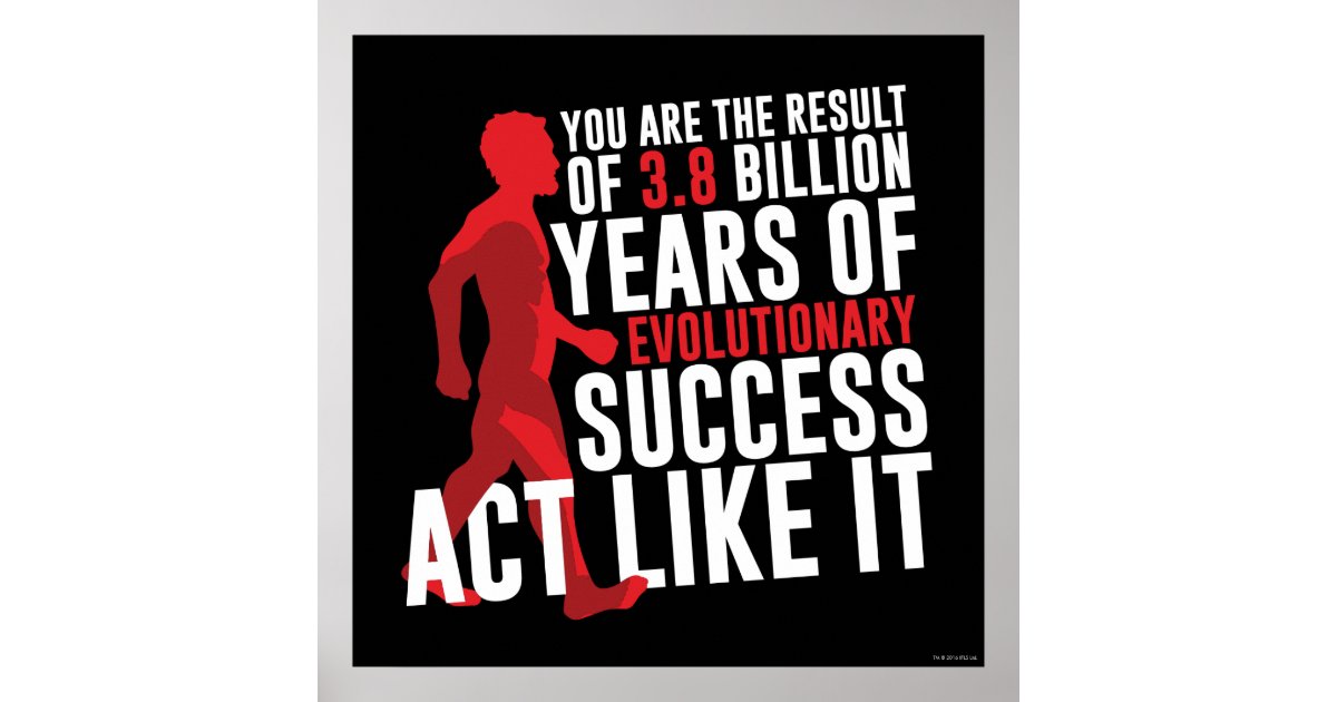 Evolutionary Success Poster | Zazzle