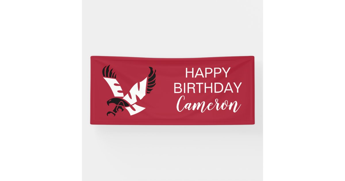 EWU Eagle Logo Banner | Zazzle