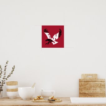 EWU Eagle Logo Poster | Zazzle