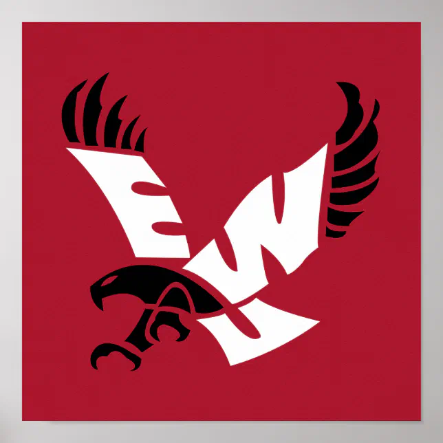 EWU Eagle Logo Poster | Zazzle