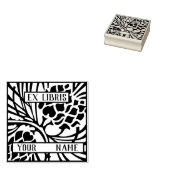 Ex Libris Bookplate Rubber Stamp | Zazzle