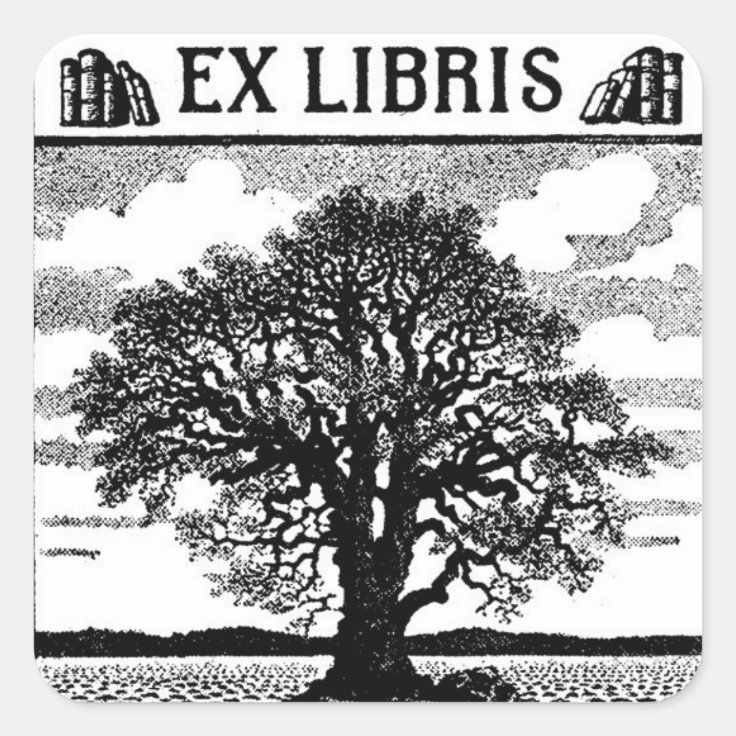 Ex Libris Tree Bookplate | Zazzle