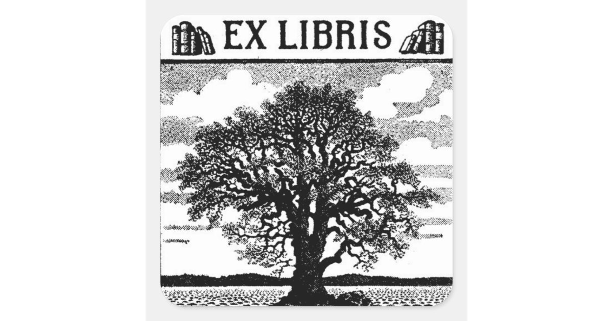 Ex Libris Tree Bookplate | Zazzle