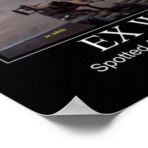 Ex Wife Spotted Poster | Zazzle