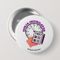 Exam Officer NINJA INVIGILATOR Teacher Button | Zazzle