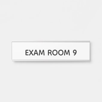 "Exam Room" Door Plate Door Sign | Zazzle