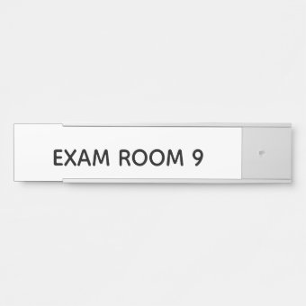 "Exam Room" Door Plate Door Sign | Zazzle