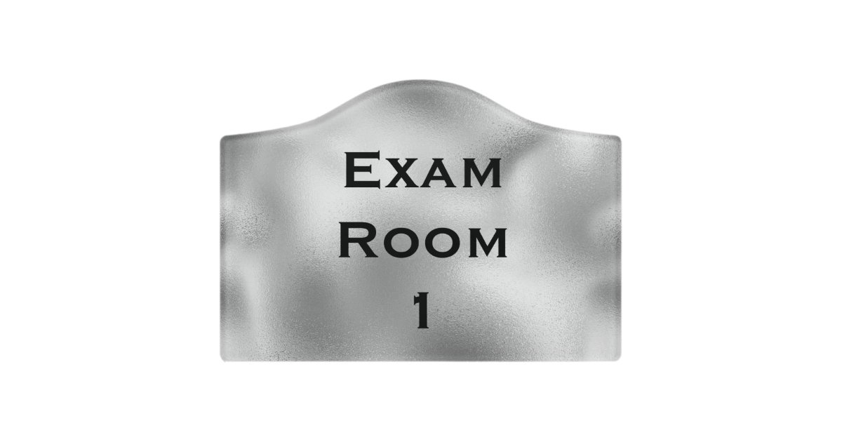 Exam Room Sign Doctor's Dentist Office Door Signs | Zazzle