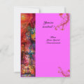 EXCALIBUR , bright red ,pink violet Invitation | Zazzle