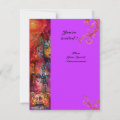 EXCALIBUR , bright red ,purple Invitation | Zazzle