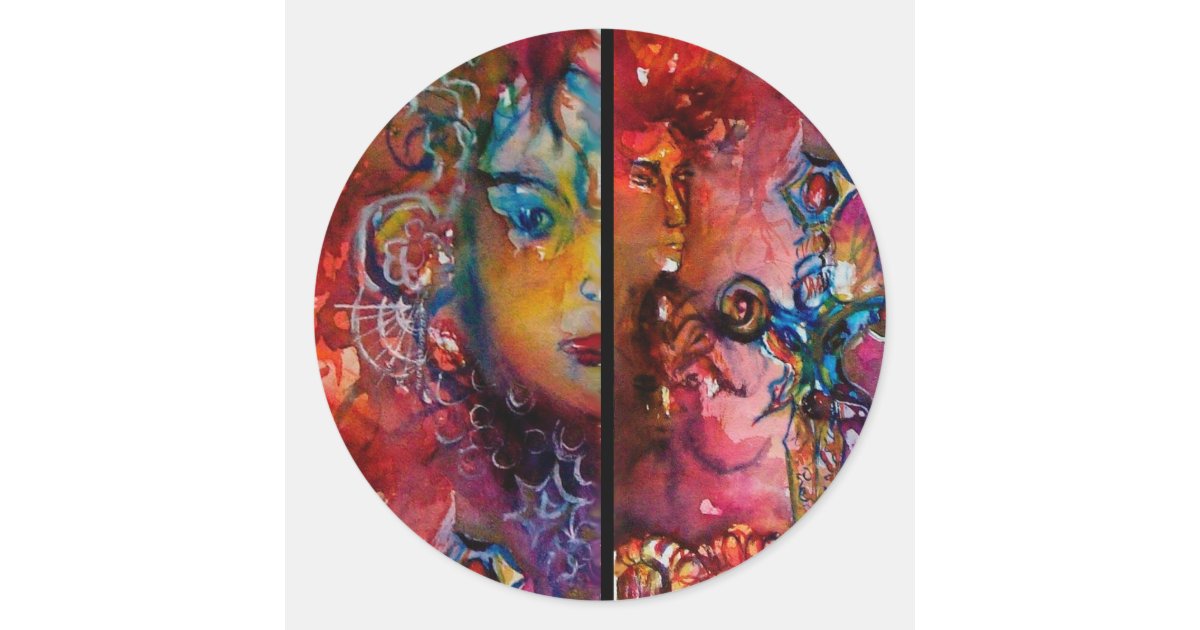 EXCALIBUR CLASSIC ROUND STICKER | Zazzle