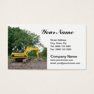 Excavation Business Cards & Templates | Zazzle