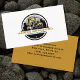 Excavator Heavy Equipment Construction Business Card | Zazzle
