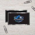 Excavator Heavy Machinery Construction Business Card | Zazzle