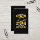 Excavator Operator Coworker Humor Business Card | Zazzle