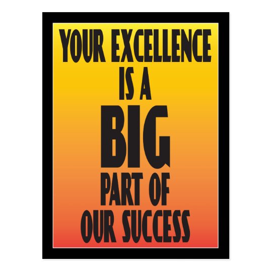 Excellence Employee Thank You Postcard | Zazzle.com