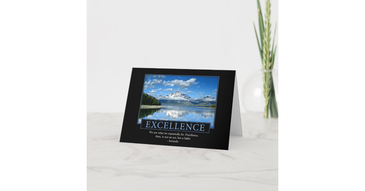 Excellence Greeting Cards | Zazzle