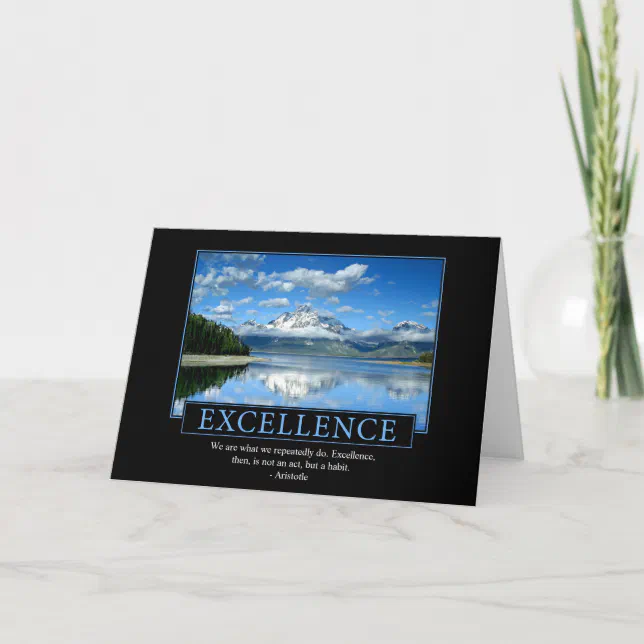 Excellence Greeting Cards | Zazzle