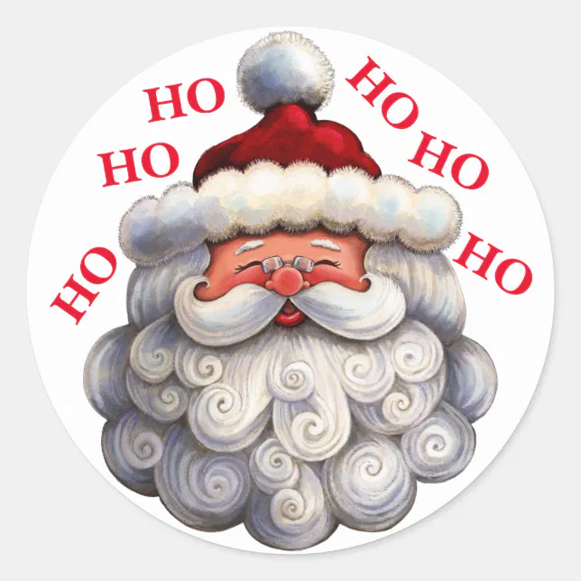 Exclusive Santa Sticker | Zazzle
