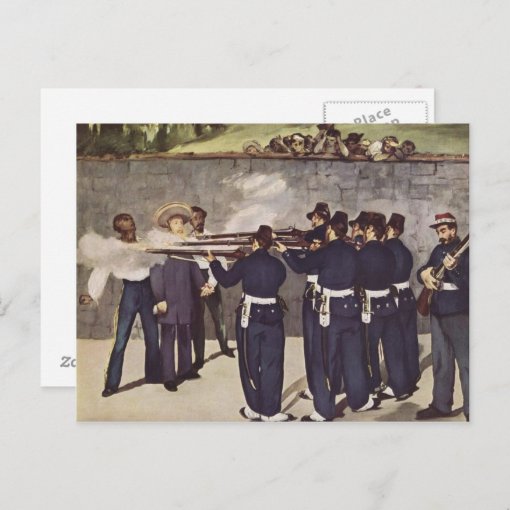 Execution of Emperor Maximillian Postcard | Zazzle