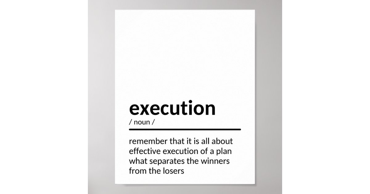Execution Quote Poster | Zazzle