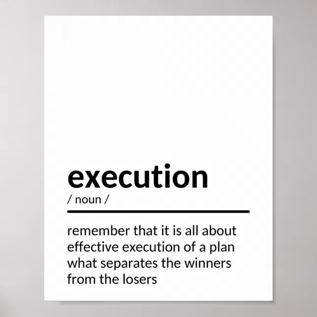 Execution Quote Poster | Zazzle