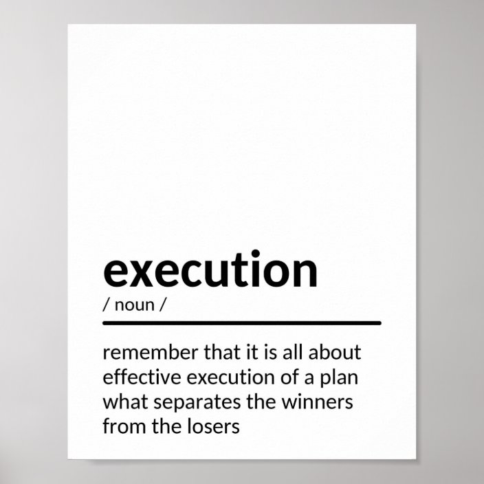 Execution Quote Poster | Zazzle