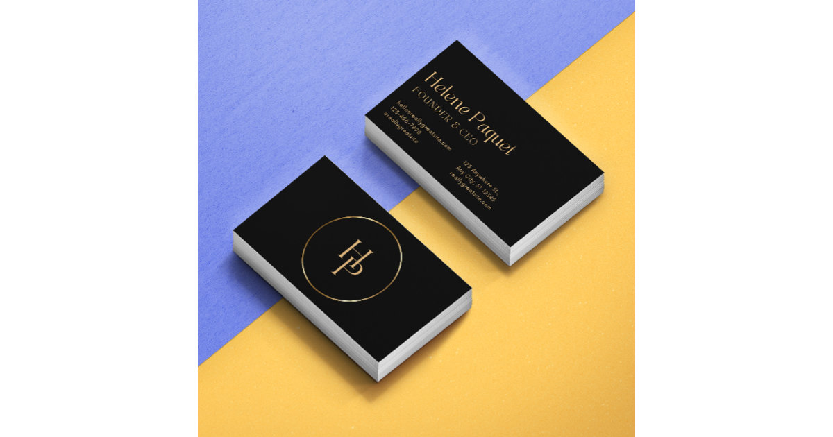 Executive business card | Zazzle