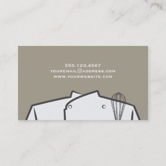 Executive Chef Business Card | Zazzle