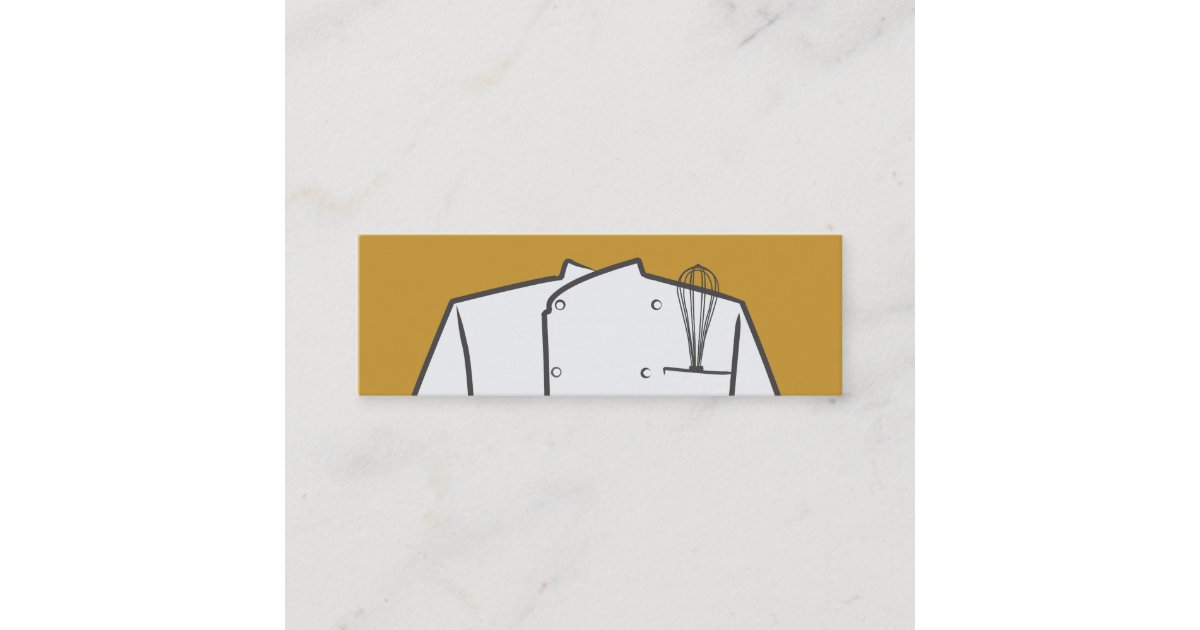 Executive Chef Mini Business Card | Zazzle