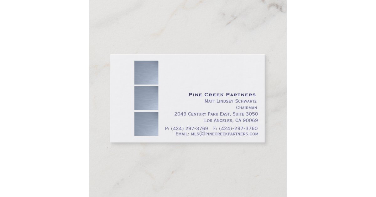 Executive II Business Card | Zazzle