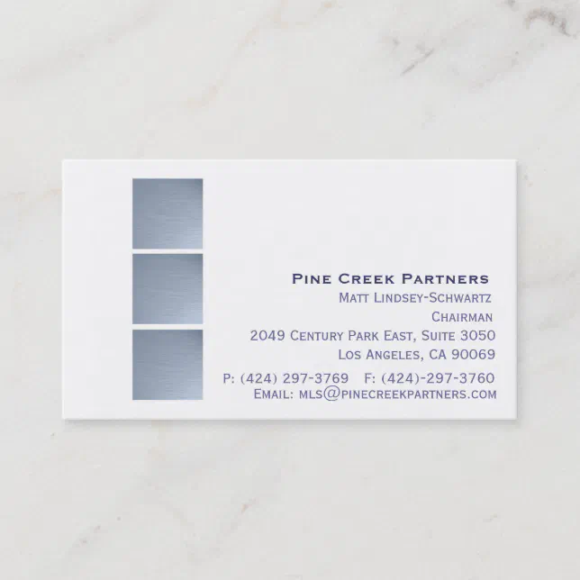 Executive II Business Card | Zazzle