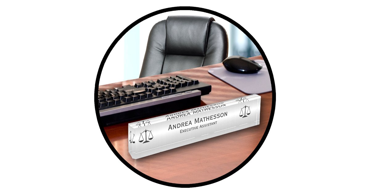 Executive Secretary Desk Name Plates | Zazzle