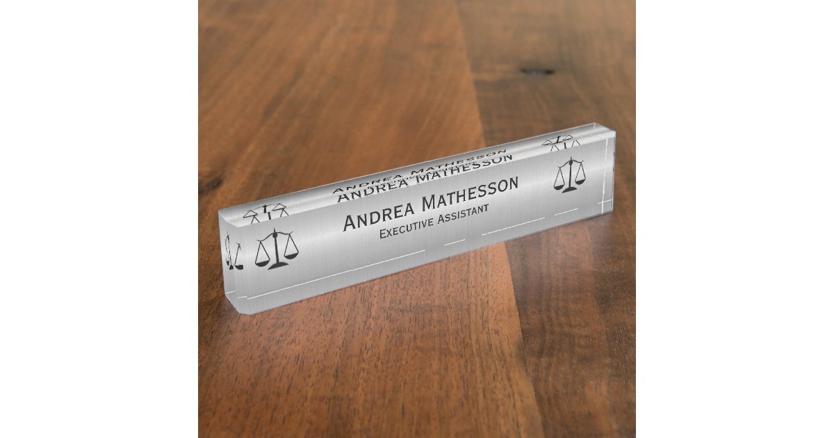 Executive Secretary Desk Name Plates | Zazzle