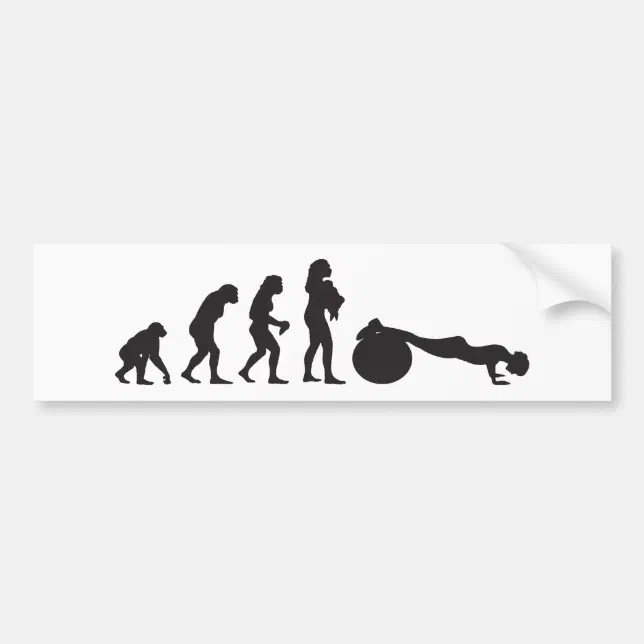 Exercise Bumper Sticker | Zazzle