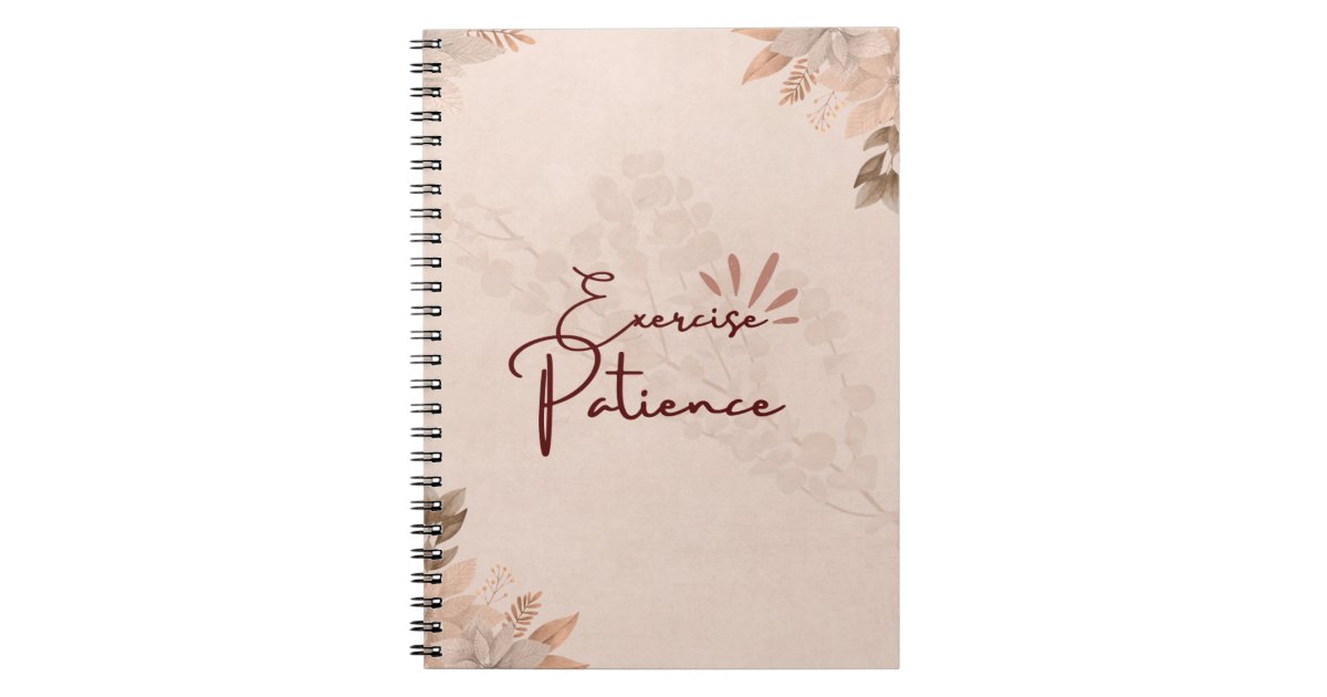 Exercise Patience | 2023 Regional Convention | JW Notebook | Zazzle