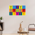 Exercise Pop Art Poster | Zazzle
