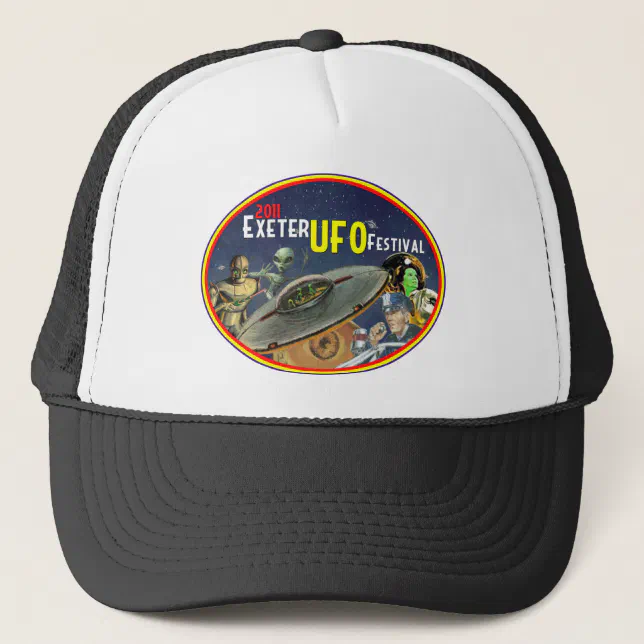 Exeter UFO Festival Trucker Hat | Zazzle
