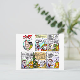 Existential Christmas postcard | Zazzle