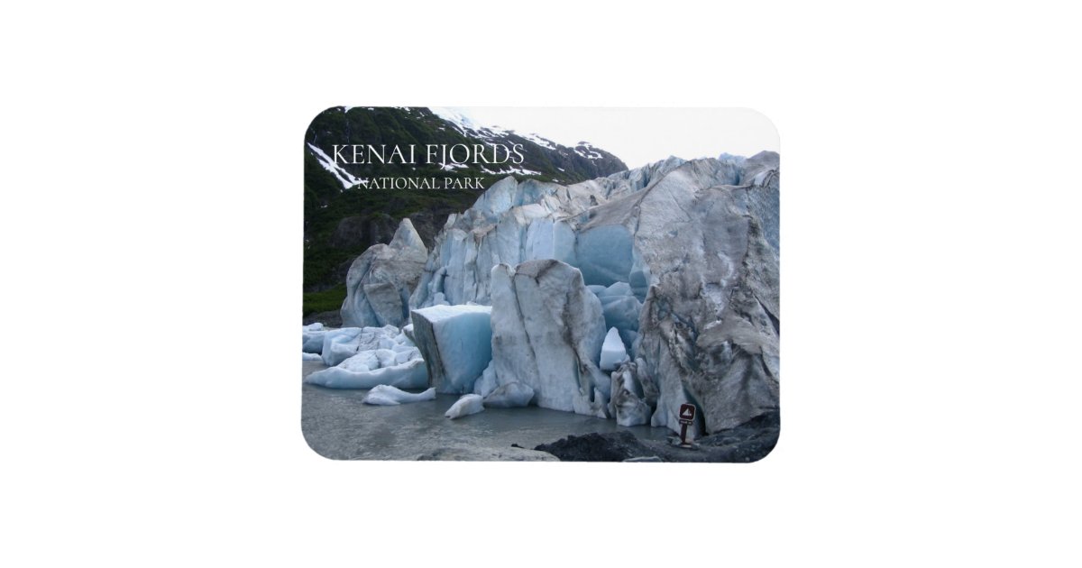 Exit Glacier Toe, Kenai Fjords National Park, AK Magnet | Zazzle