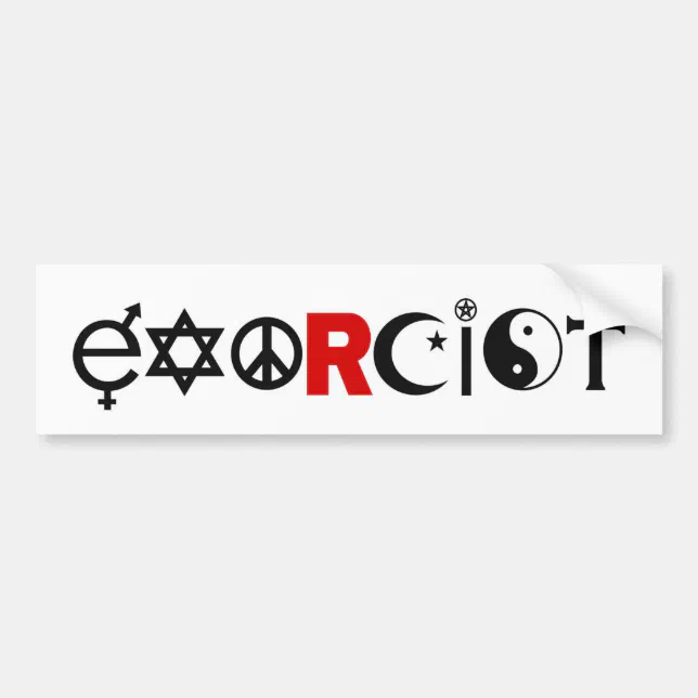 Exorcist Bumper Sticker | Zazzle