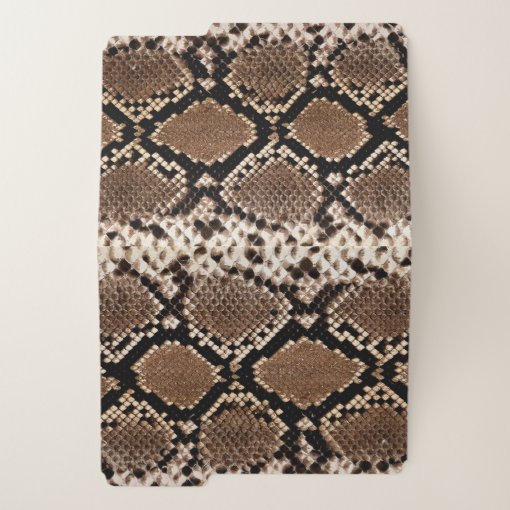 Exotic Animal Print Leopard Snake Zebra File Folder | Zazzle