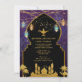 Exotic Arabian Night Lanterns Aladdin Quinceañera Invitation | Zazzle