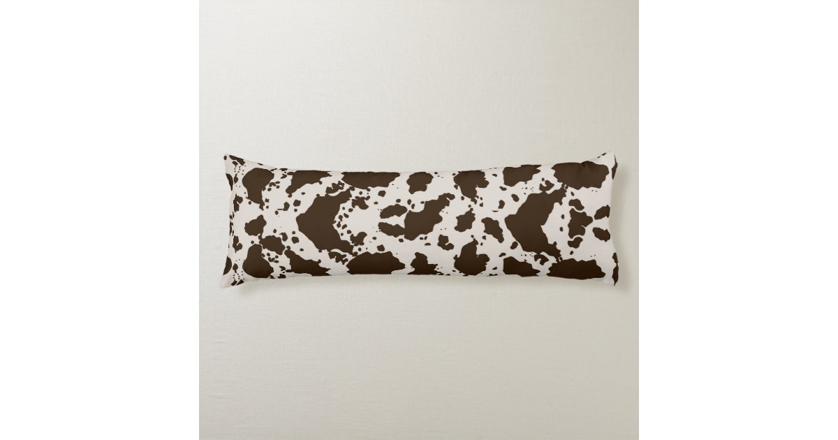 Exotic Cow Print Body Pillow | Zazzle