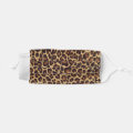Exotic Faux Leopard Fur Print Adult Cloth Face Mask | Zazzle