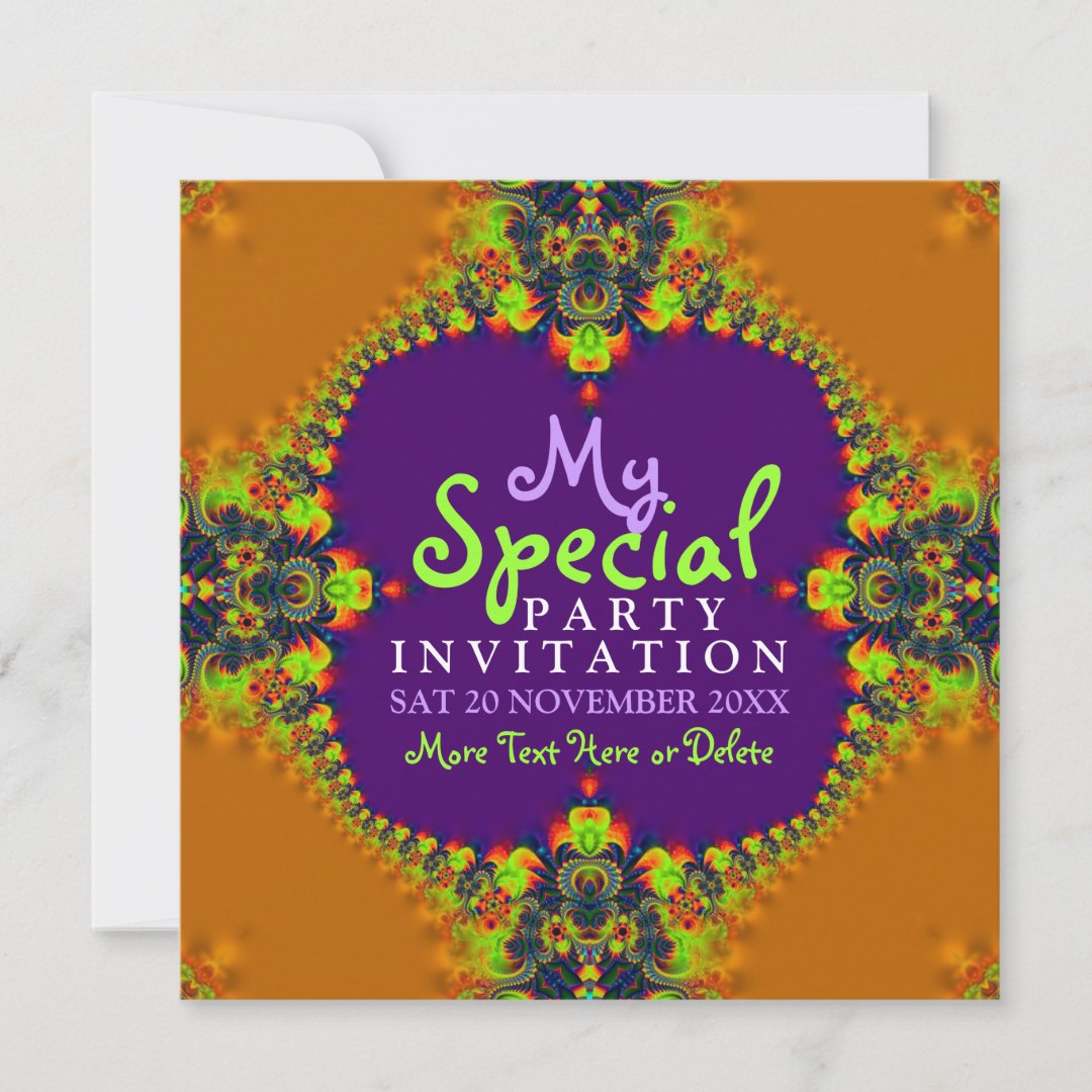 Exotic Fun Goddess Girls Party Invitation | Zazzle
