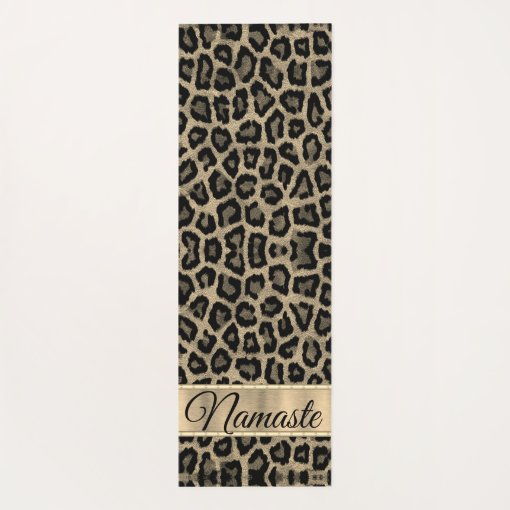 Exotic Leopard Print Yoga Mat | Zazzle